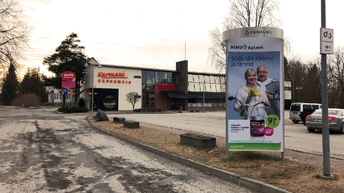 Rapla Karmani - Prisma NET Outdoor Välireklaam
